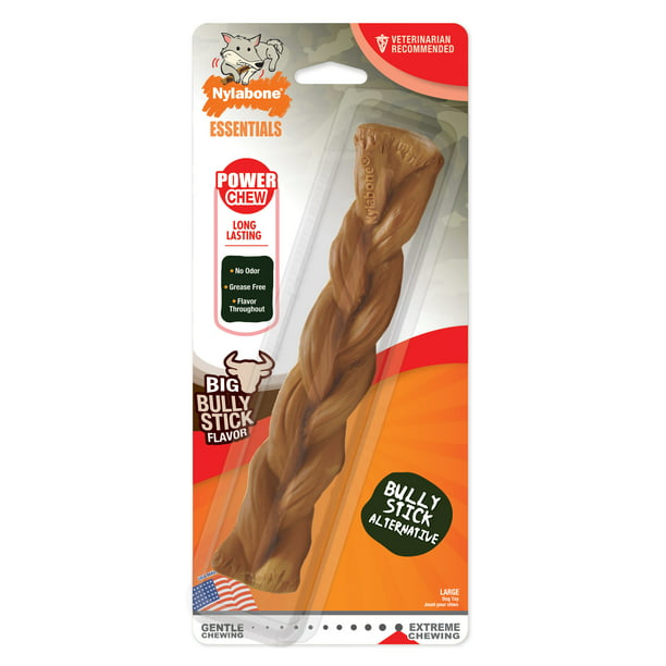Nylabone Power Chew Alternative Braided Bully Braid Stick Large/Giant ...